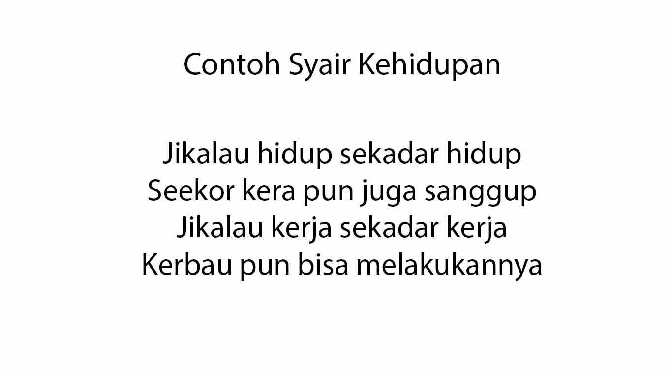 √ 80+ Contoh Syair Cinta/Kehidupan/Nasihat/Agama/Kiasan/Persahabatan