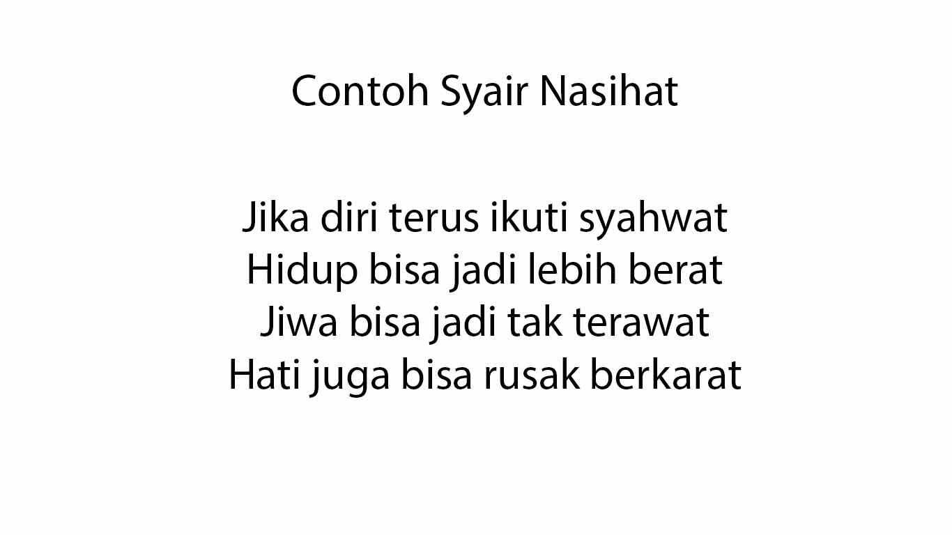 √ 80+ Contoh Syair Cinta/Kehidupan/Nasihat/Agama/Kiasan/Persahabatan