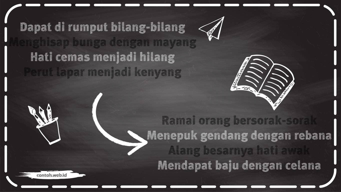 √ Contoh Pantun Nasehat, Jenaka, Agama, Cinta, Teka - teki, dll
