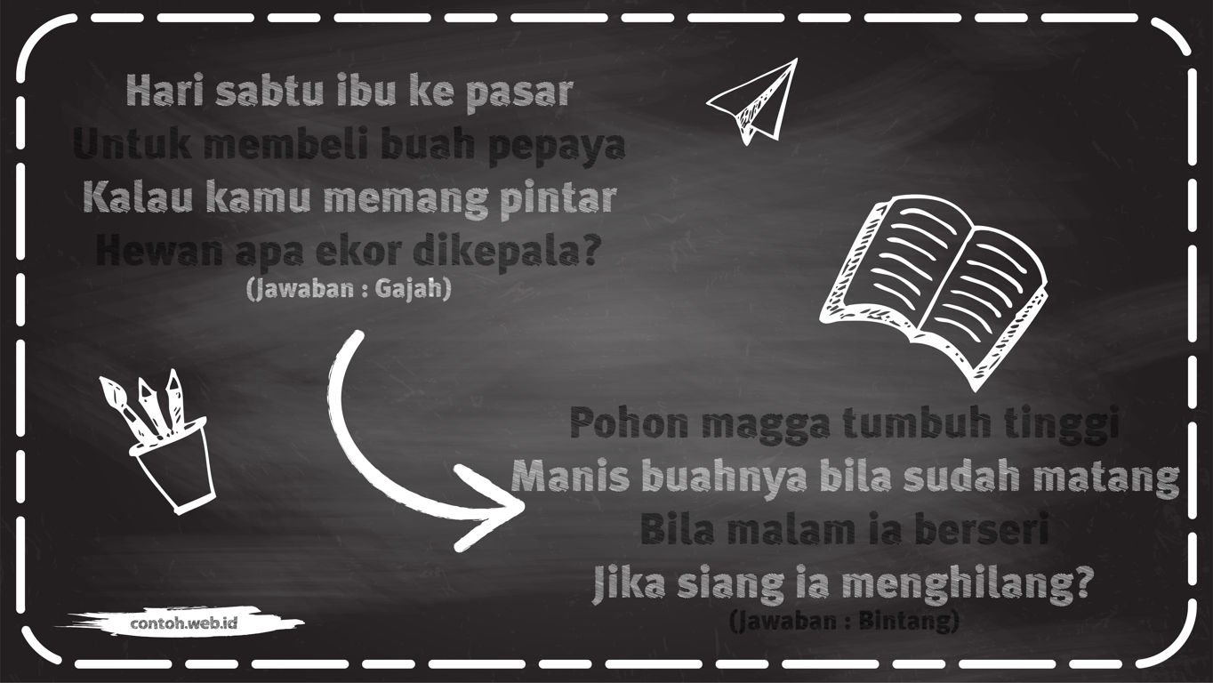 √ Contoh Pantun Nasehat, Jenaka, Agama, Cinta, Teka - teki, dll