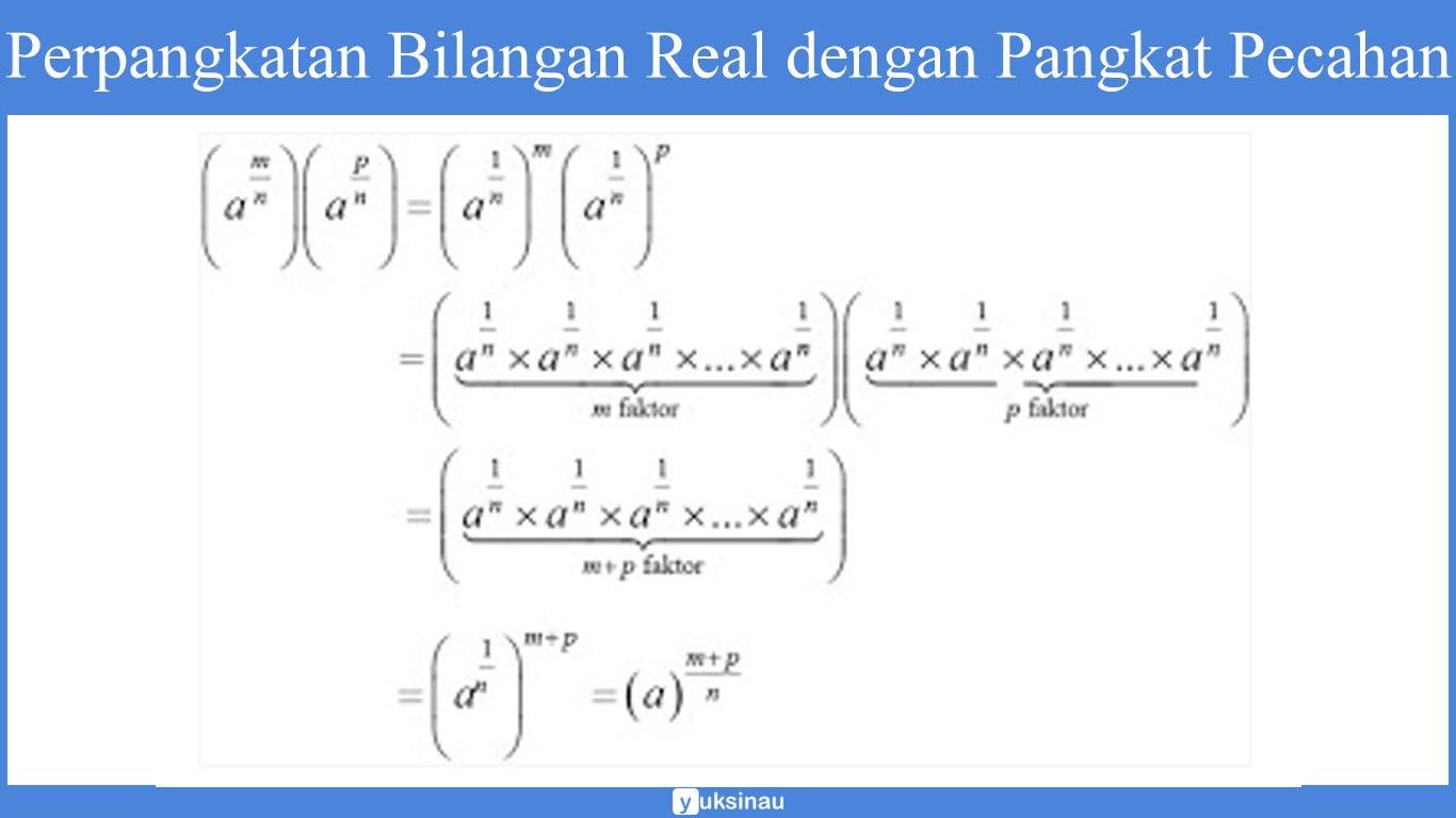√ Bilangan Berpangkat: Jenis, Sifat, Operasi Hitung, Soal, Penyelesaian