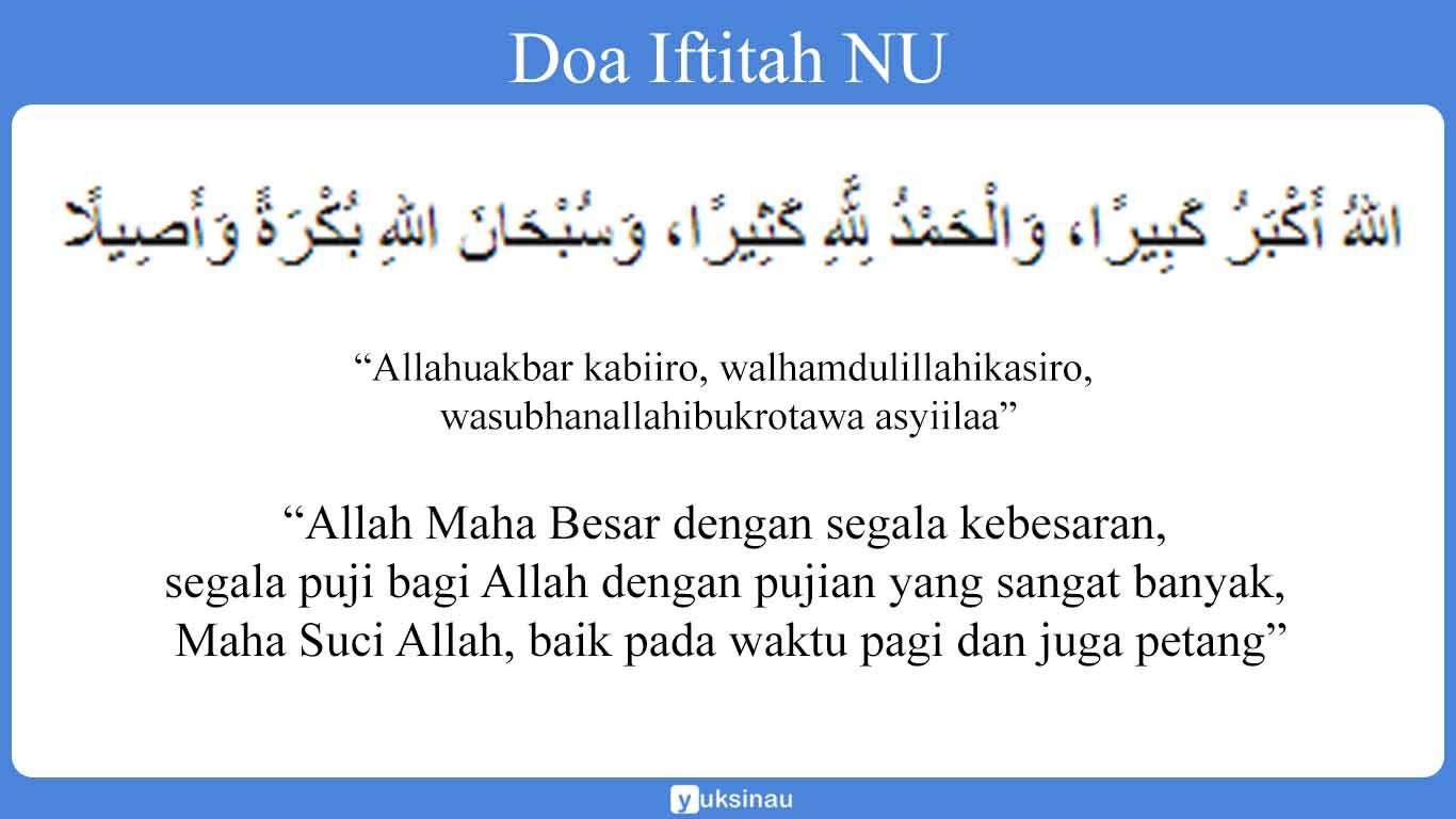 √ Doa Iftitah: Bacaan (Latin & Artinya), Hukum, Adab, Keutamaan