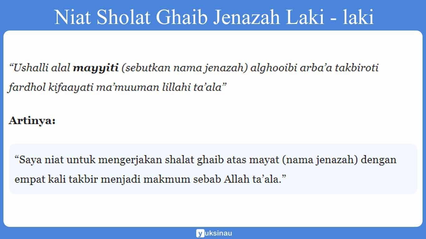 √ Sholat Jenazah: Posisi, Tata Cara, Bacaan Doa, Sholat Ghaib