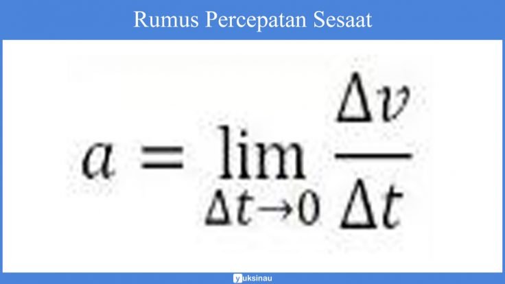 √ Rumus Percepatan: Pengertian, Jenis, Contoh Soal (Lengkap)
