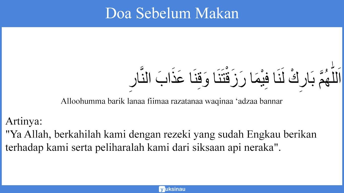 √ Kumpulan Bacaann Doa Sehari-Hari (Arab, Latin, Arti)