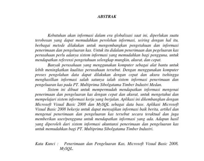 √ Contoh Abstrak Skripsi, Makalah, dan Karya Ilmiah (Singkat)