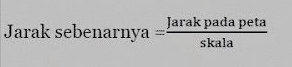 √ Rumus Jarak Pada Peta, Skala, Jarak Sebenarnya