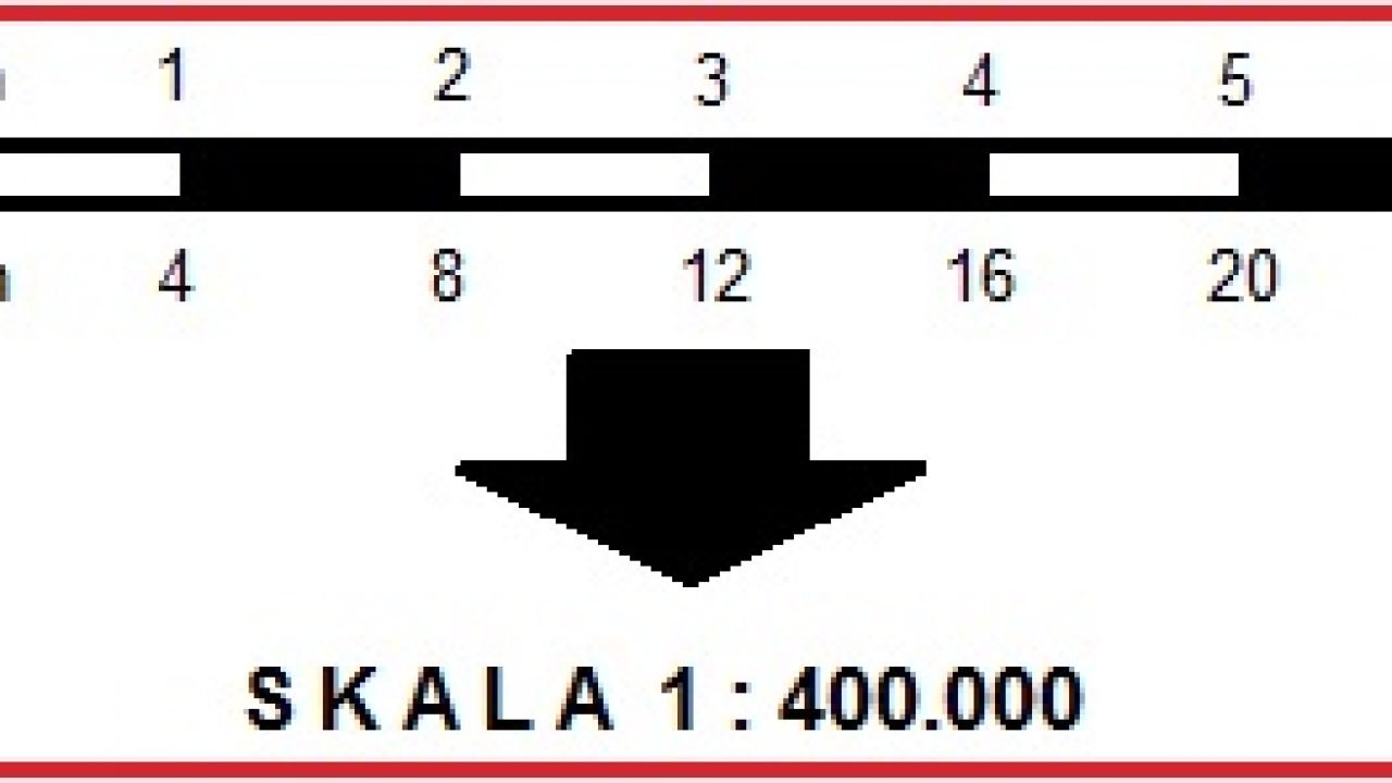√ Rumus Jarak Pada Peta, Skala, Jarak Sebenarnya